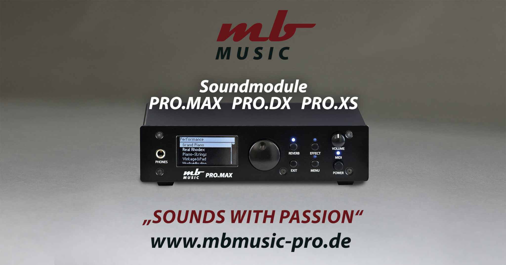 Sound Modules for pianos by MB Music